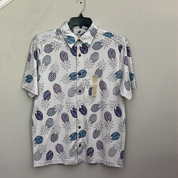 Caribbean | Shirts | Caribbean Supima Pineapple Polo Shirt | Poshmark